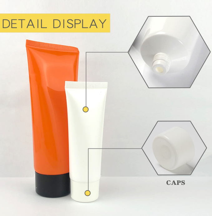 Super Oval Hand Cream Empty Cosmetic Tubes Packaging 5ml To 150ml