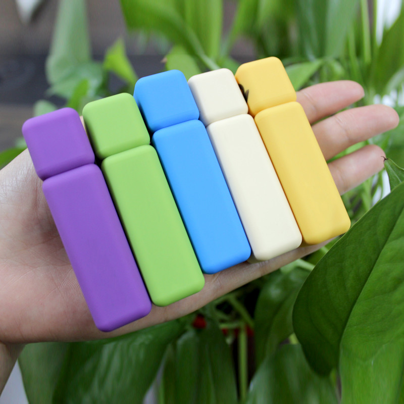 Private Label 6ml Rubber Plastic Empty Lip Gloss Tubes Square 76*20mm